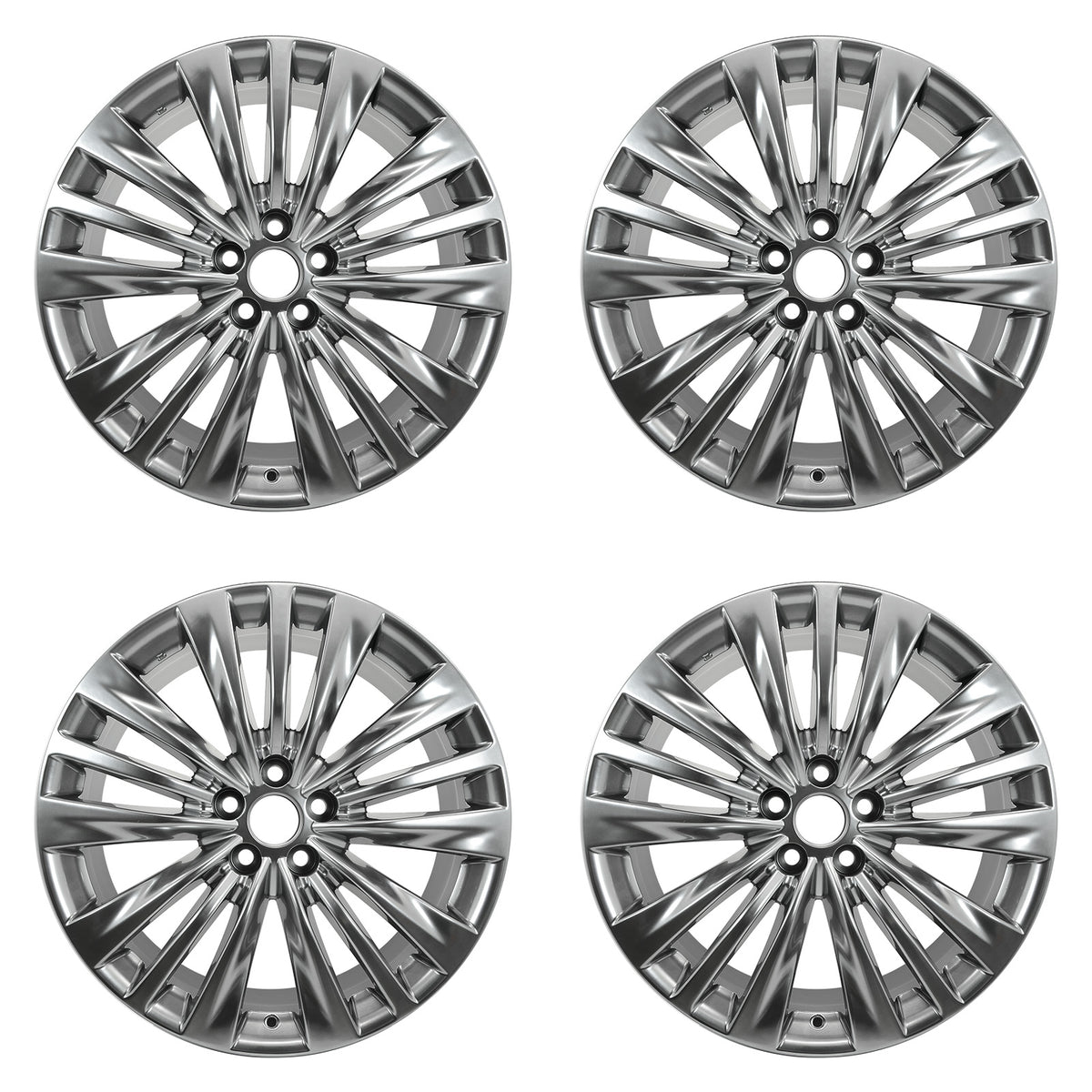 For Toyota Highlander OEM Design Wheel 20" 20X8 2020-2025 Hyper Silver ...