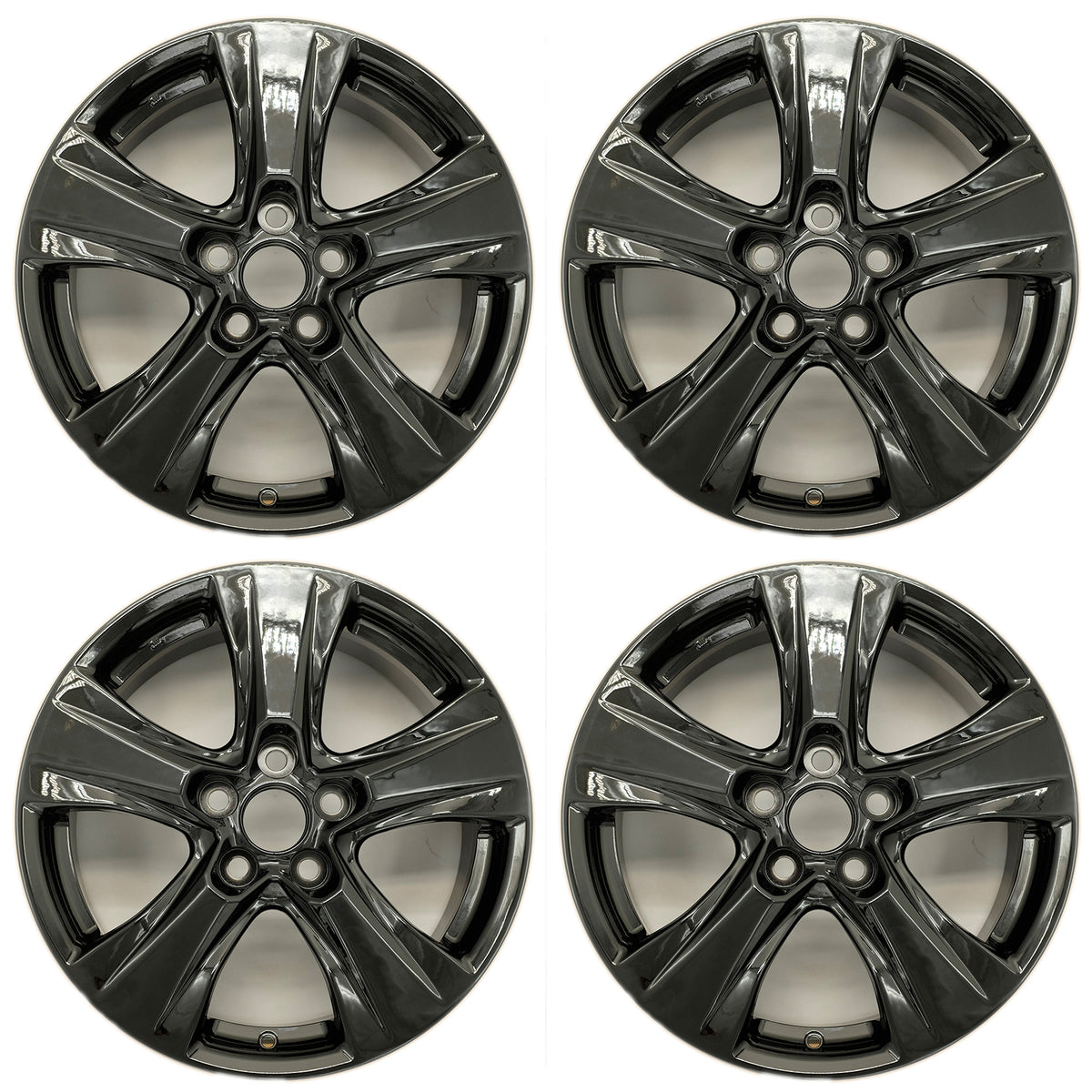For Toyota RAV4 OEM Design Wheel 17” 17x7 2019-2024 GLOSS BLACK Set of ...