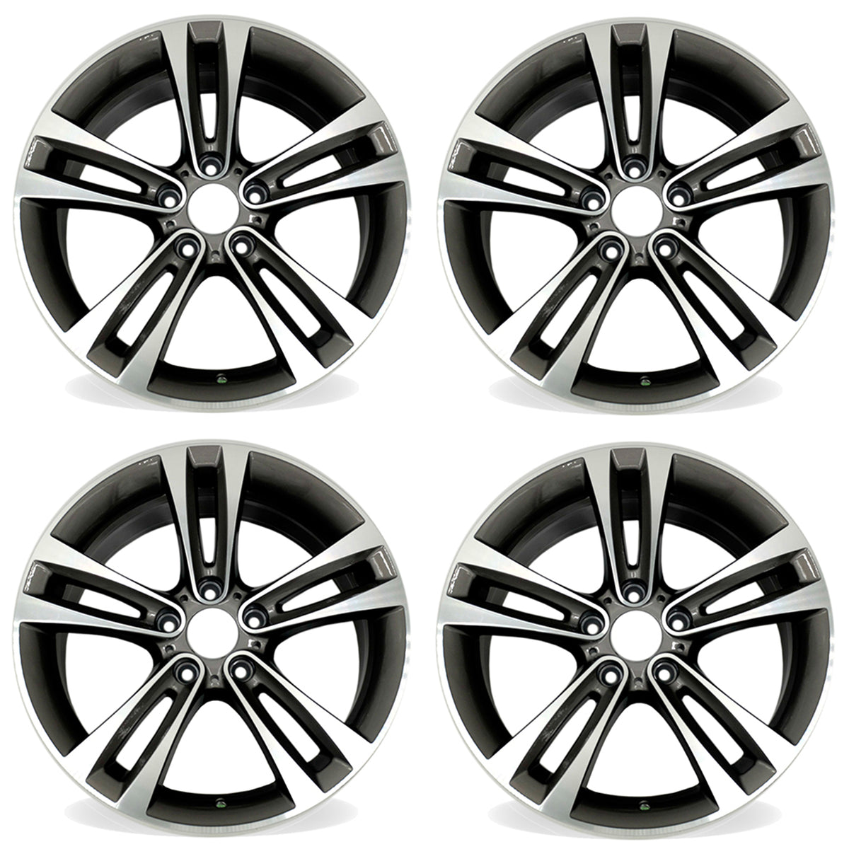 For BMW 3 Series 4 Series OEM Design Wheel 18" 18x8 Machined Grey 2012 ...