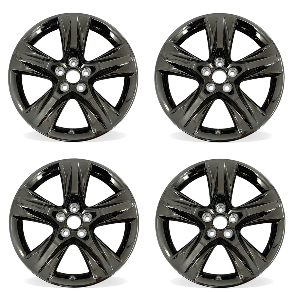 SET OF 4 NEW 19" Dark Chrome Wheels for 2017-2019 Toyota Highlander OEM ...
