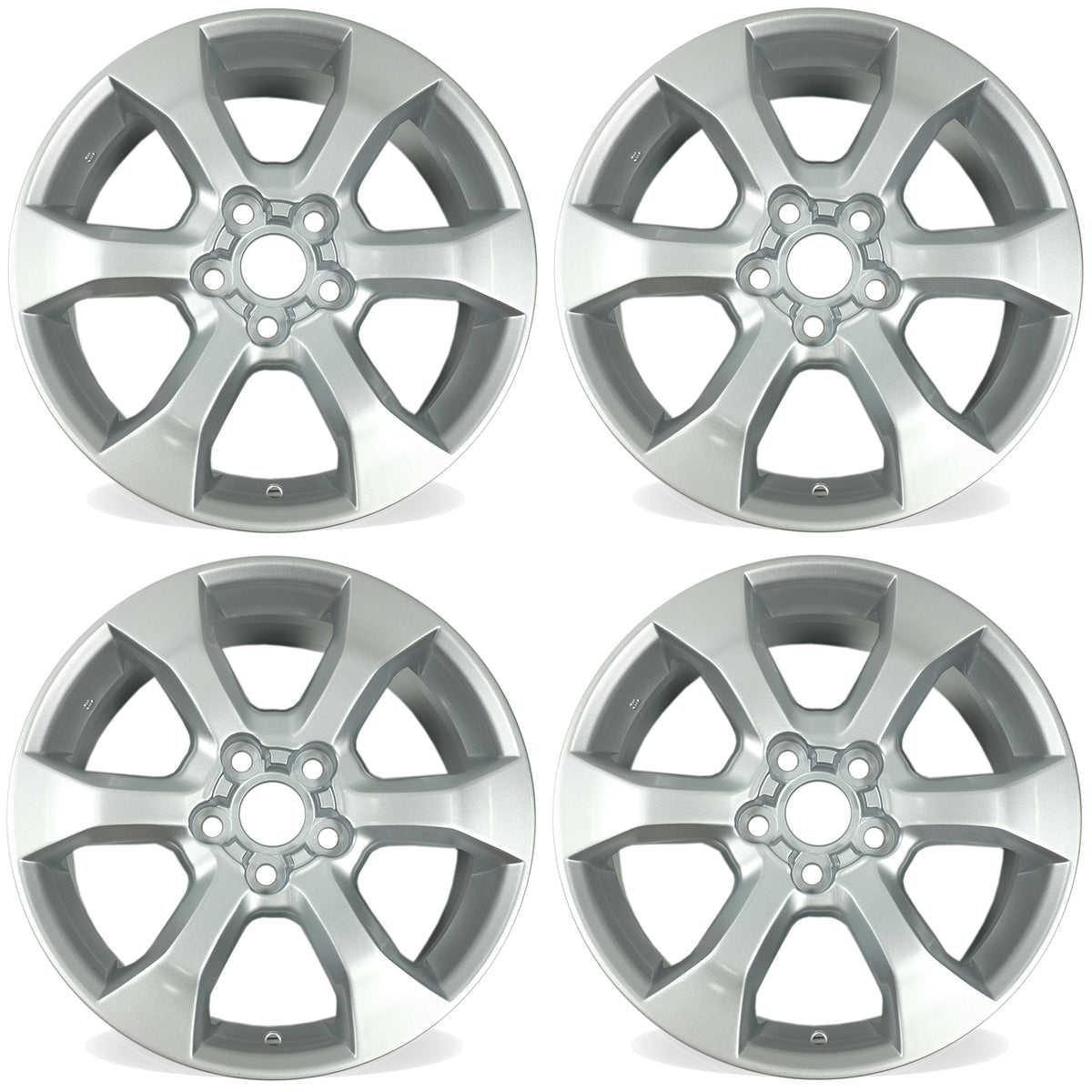 17” SET OF 4 17x7 SILVER Wheel for TOYOTA RAV4 2009-2014 OEM Design Re ...
