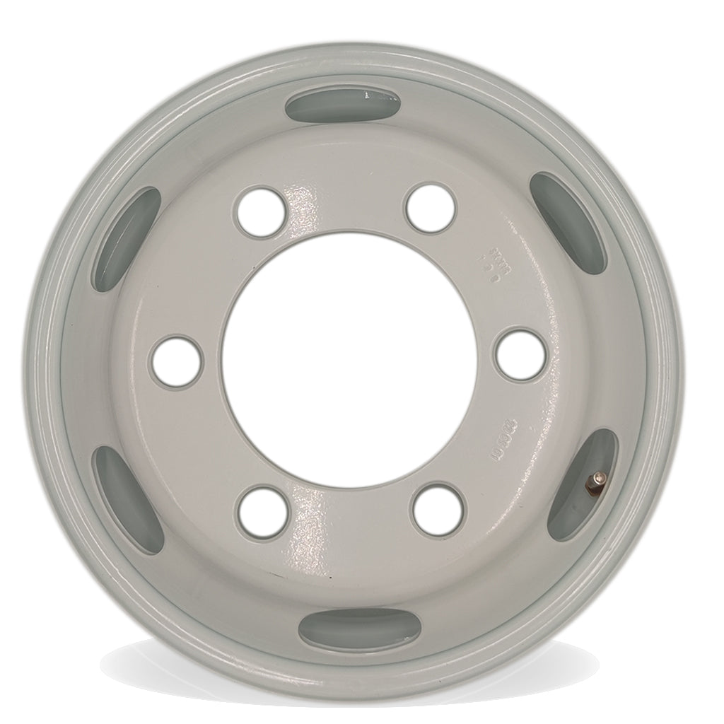 16" Single 16x6 White Steel Wheel For ISUZU NPR NPR-HD NQR 1995-2023 O ...