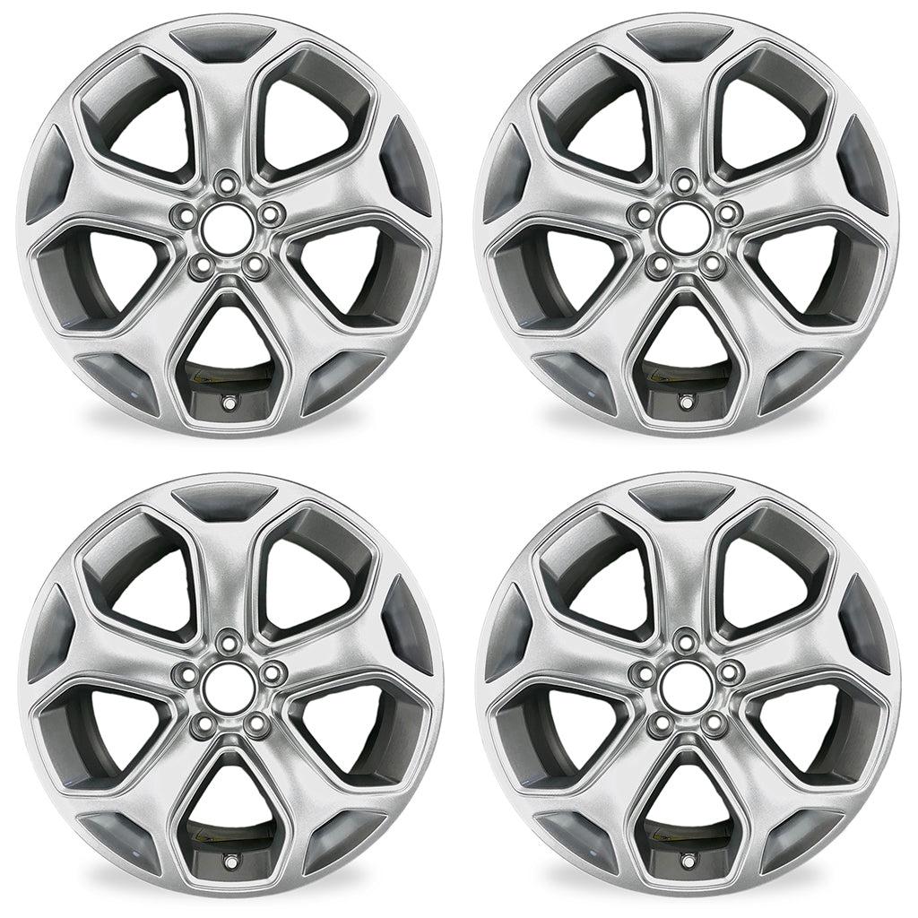 18" SET OF 4 New 18x8 Alloy Wheels For 2011-2014 FORD EDGE SILVER OEM ...