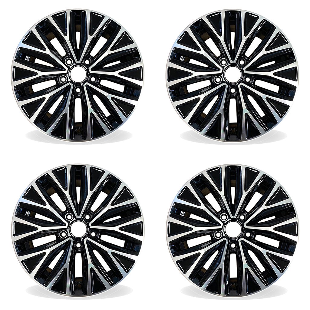 16" SET OF 4 16x6.5 Alloy Wheels For VOLKSWAGEN JETTA 2019-2021 Machin ...