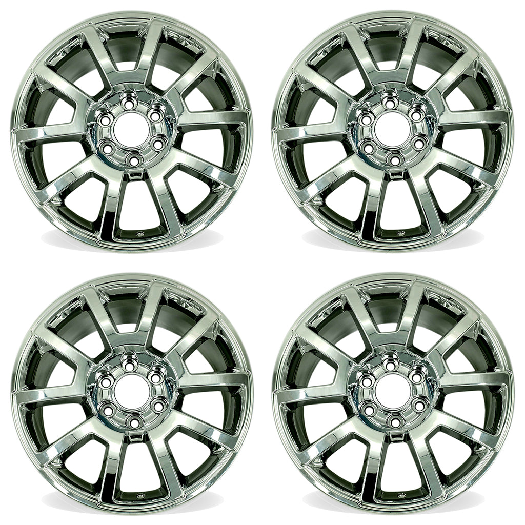 20" 20x9 Set of 4 Chrome Wheels For GMC Sierra Yukon XL 1500 2015-2020 ...