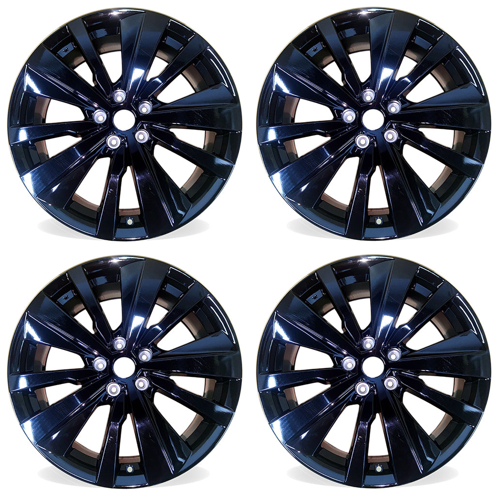 19" SET OF 4 19x8 ALL BLACK Wheels For 2022 Nissan ALTIMA OEM Quality ...