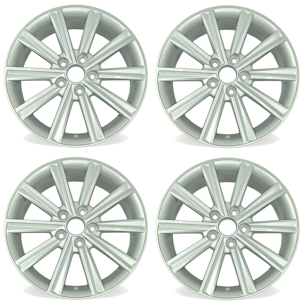 17" SET OF 4 17x7 SILVER Wheels For 2012-2014 TOYOTA CAMRY OEM Quality ...