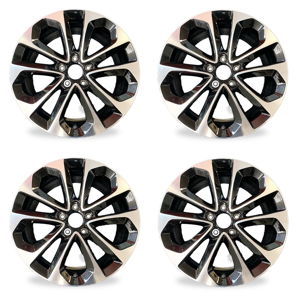 18" SET OF 4 New 18x8 Alloy Wheels For 2013-2015 Honda Accord Machined ...